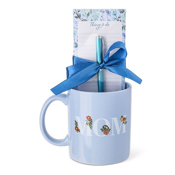 Scribble & Scribe Mom Mug, List Pad & Pen 3-Piece Gift Set