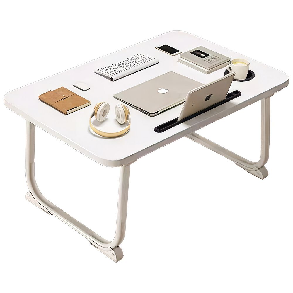 X-Large Lap Desk Tray for Bed & Sofa with Cup Holder & Foldable Legs ...