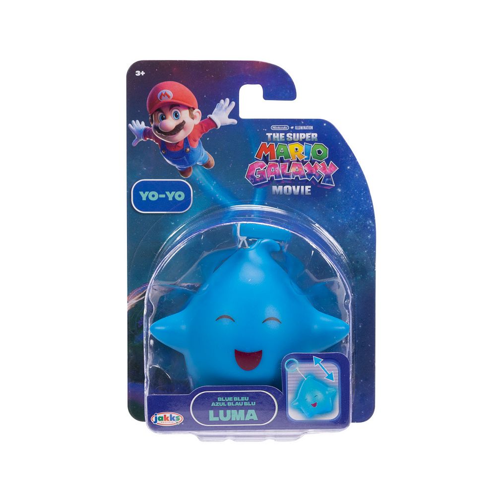 The Super Mario Galaxy Movie Blue Luma Star Yo-Yo Toy