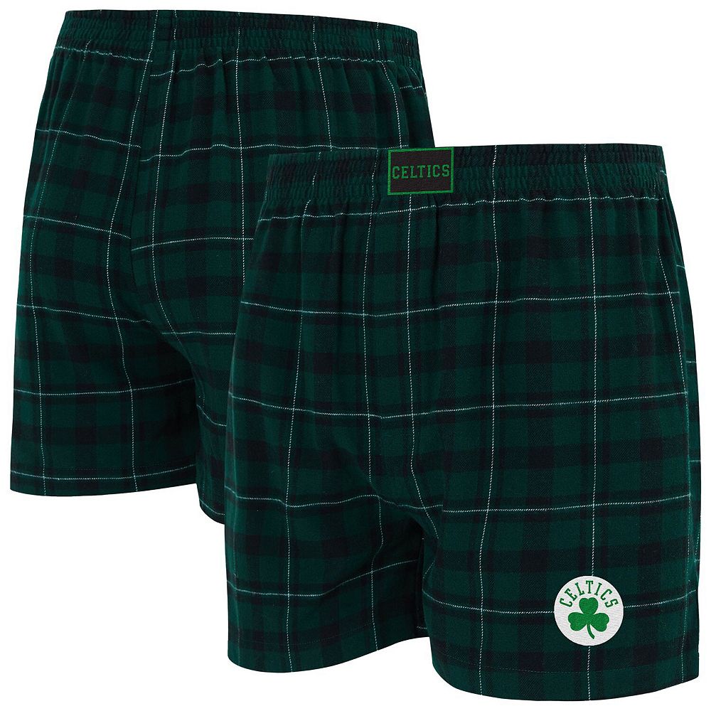 Men's Concepts Sport Hunter Green/Black Boston Celtics Hawthorn Flannel ...
