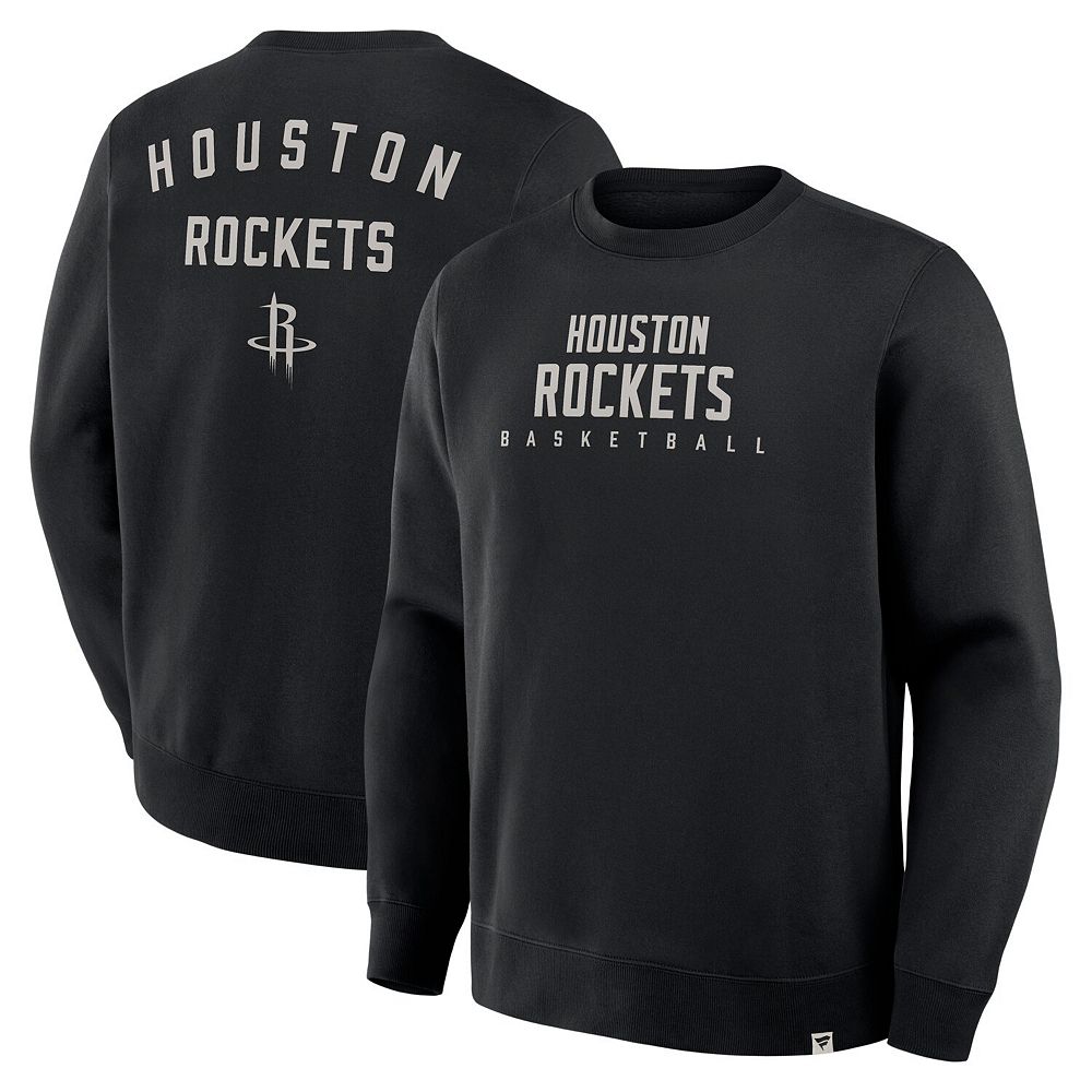 Men's Fanatics Black Houston Rockets Crossover Collection Defensive ...