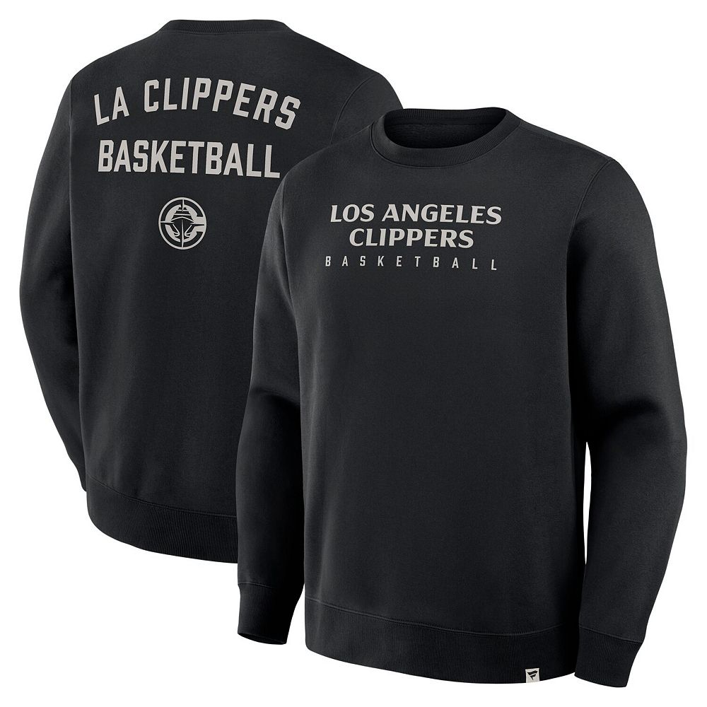 Men's Fanatics Black LA Clippers Crossover Collection Defensive ...