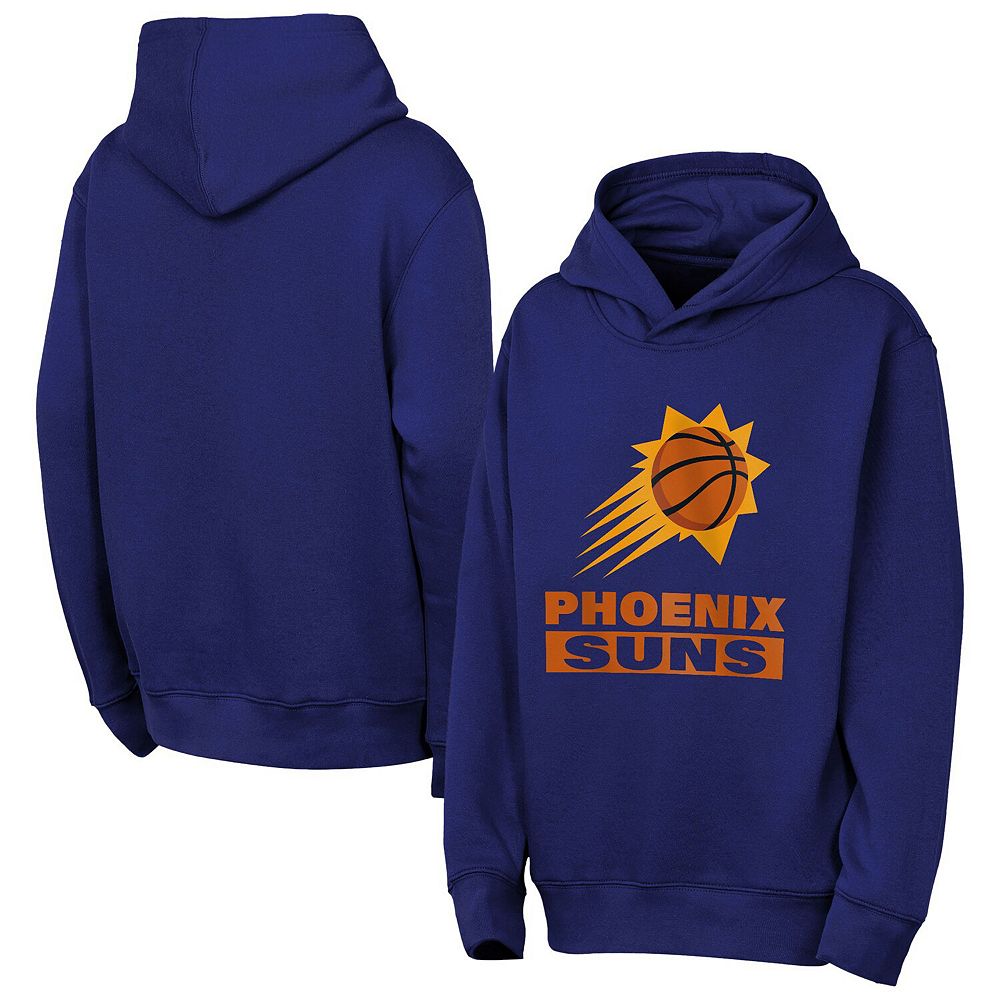 Youth Outerstuff Purple Phoenix Suns Back To The Basics Hoodie