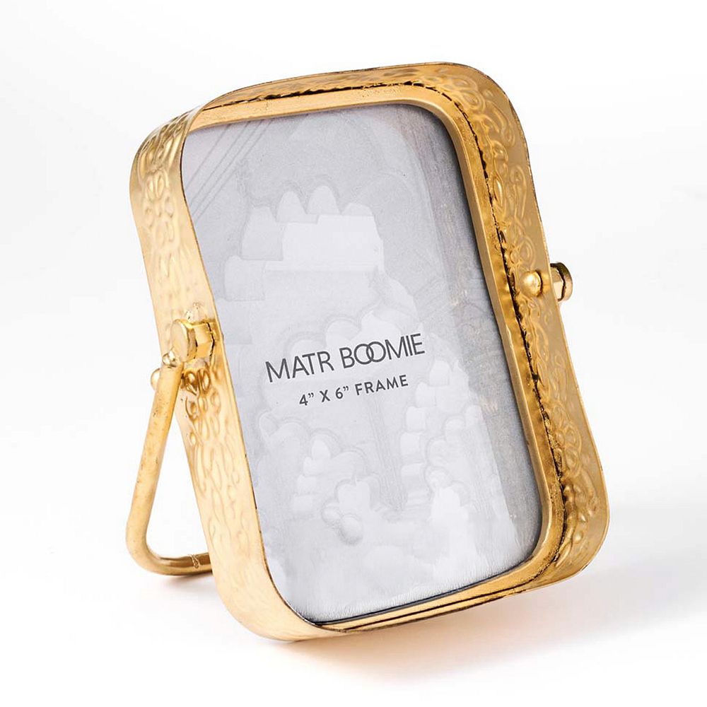 Loha 4x6 Rounded Picture Frame - Embossed Iron