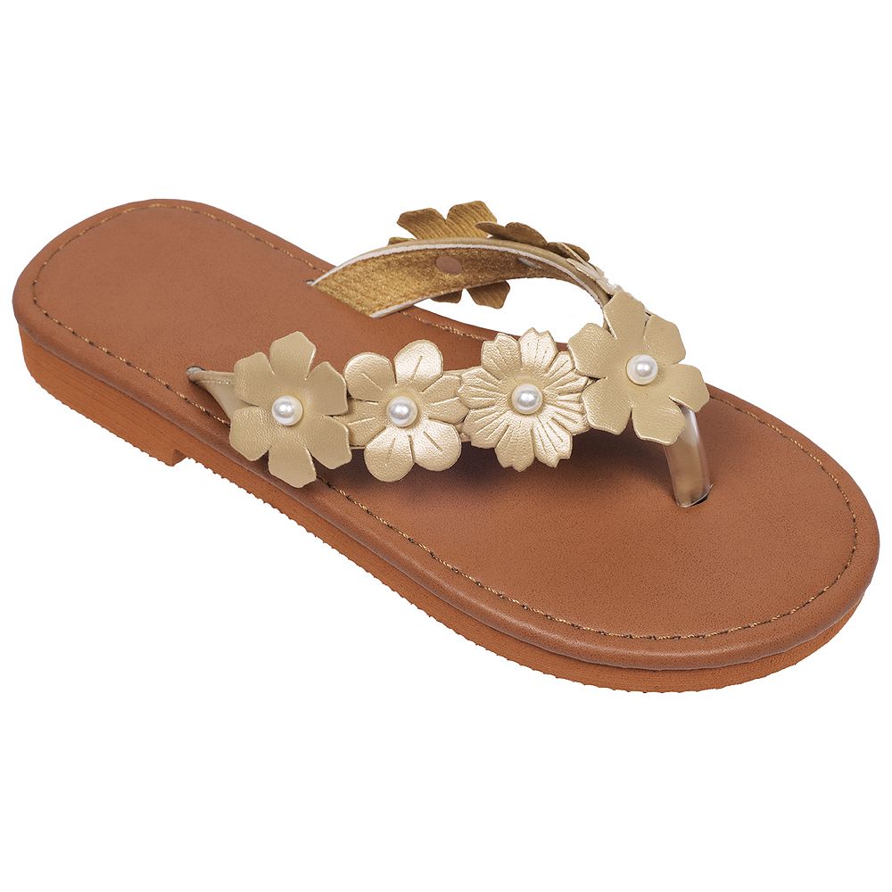 Elli by Capelli Kids 3D Flower Detail Flip-Flops