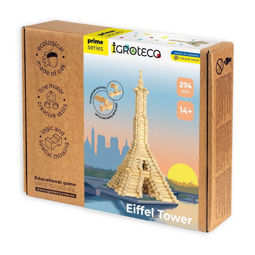 Igroteco Wooden Construction Set "Eiffel Tower"
