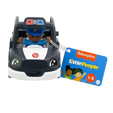 Little People Police Car Push-Along Toy Vehicle & Toy Figure