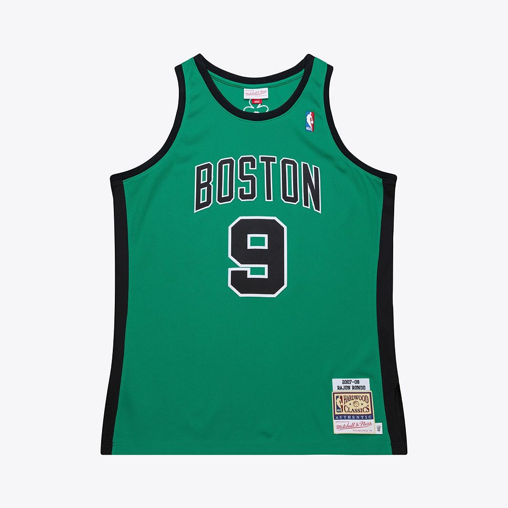 Men's Mitchell & Ness Rajon Rondo Kelly Green Boston Celtics 2007-08 ...