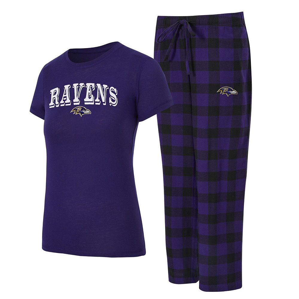 Women's Concepts Sport Purple/Black Baltimore Ravens Plus Avondale T ...