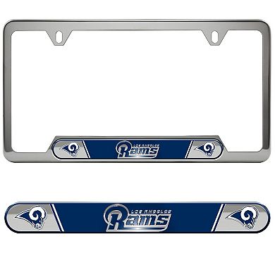 Logo Brands Los Angeles Rams Embossed License Plate Frame
