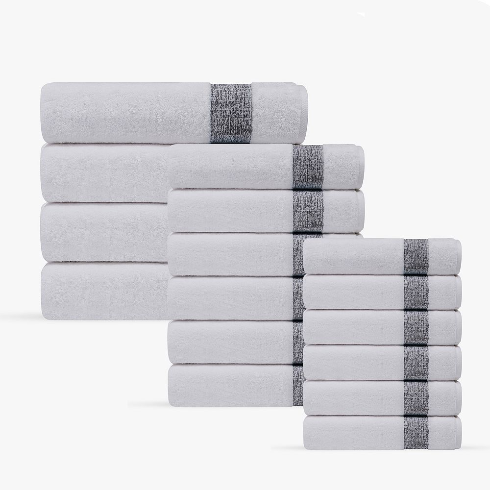 Pera 16 pcs Turkish Towels Set