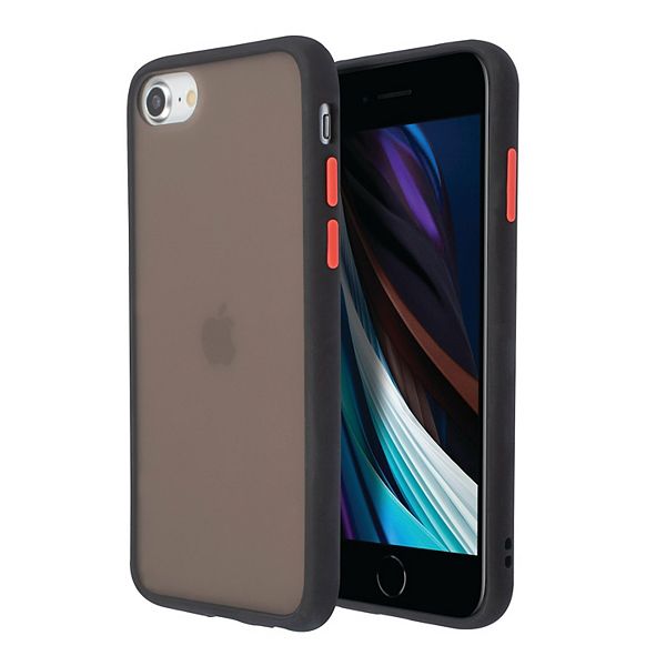 Translucent Matte Soft Edges Hybrid Case Cover For iPhone SE 2020 (2nd ...