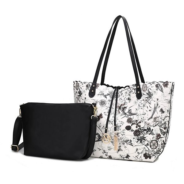 MKF Collection Danielle 2-pc. Reversible Shopper Tote Shoulder Bag ...