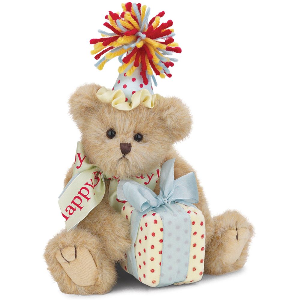 10" Beary Happy Birthday Bear Plush Suffed Animal Toy