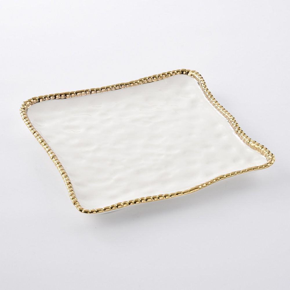 Pampa Bay Golden Salerno Square Serving Platter