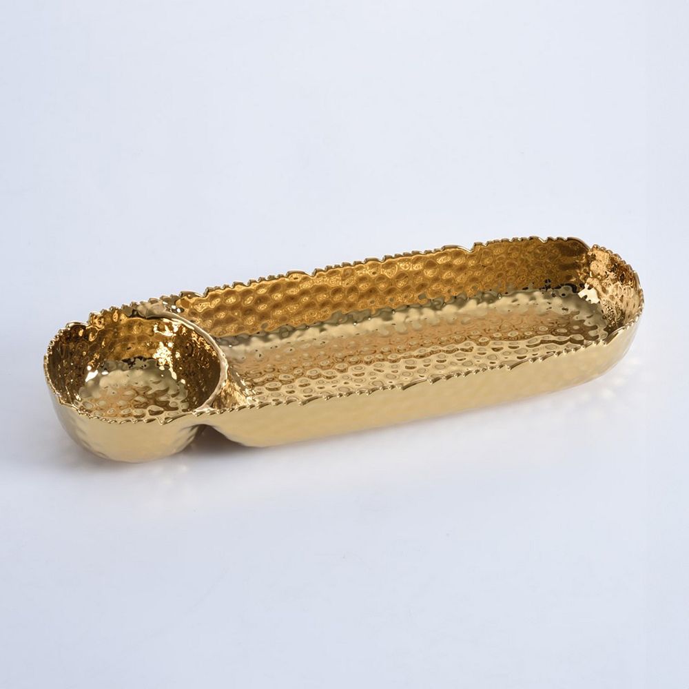 Pampa Bay Golden Millennium Chip and Dip Bowl