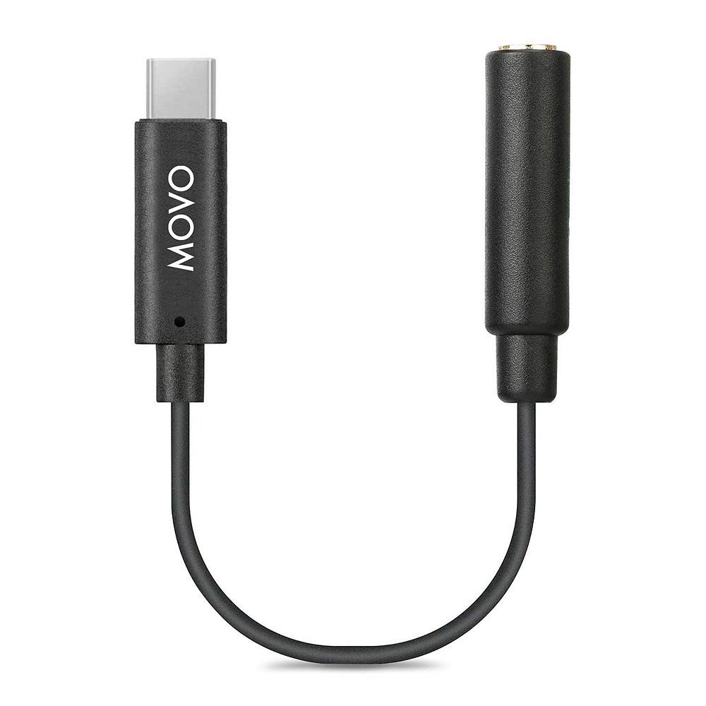 Movo UCMA-2 Female 3.5mm TRRS to USB-C Mic. Adapter