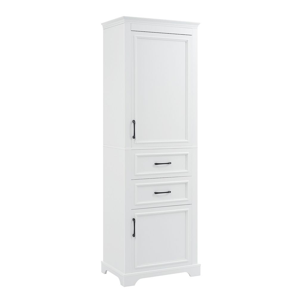 Whisen 71" Tall Freestanding Bathroom Vanity with Damping-hinge Doors ...