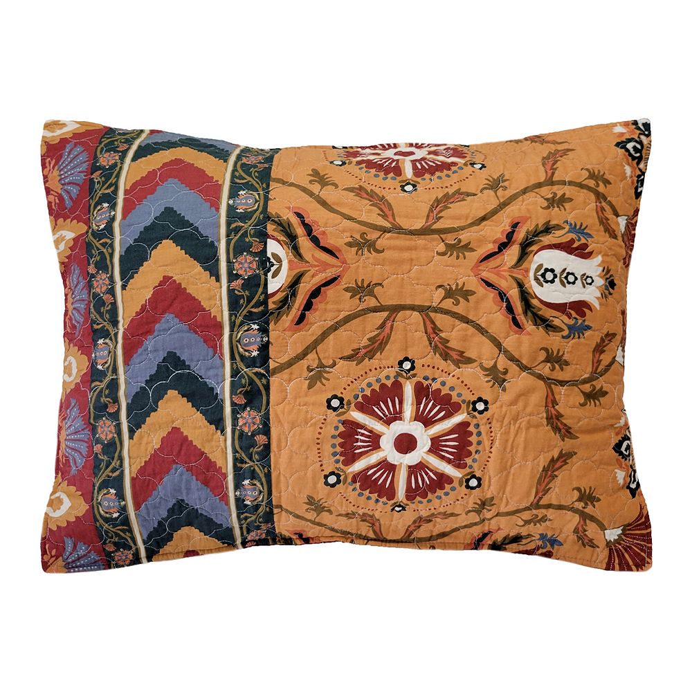 100% Cotton Farah Floral Pattern Sham Multi