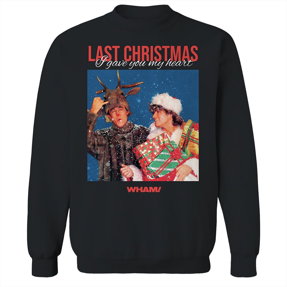 Men's WHAM! Last Christmas Lyrics Graphic Sweatshirt