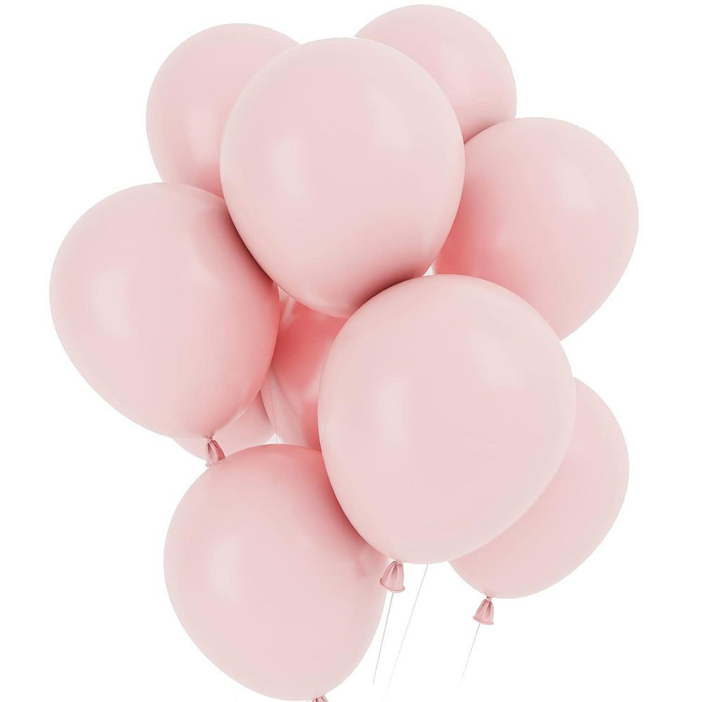 50 Pcs 12 Inch Pink Balloons for Baby Shower Gender Reveal Birthday ...