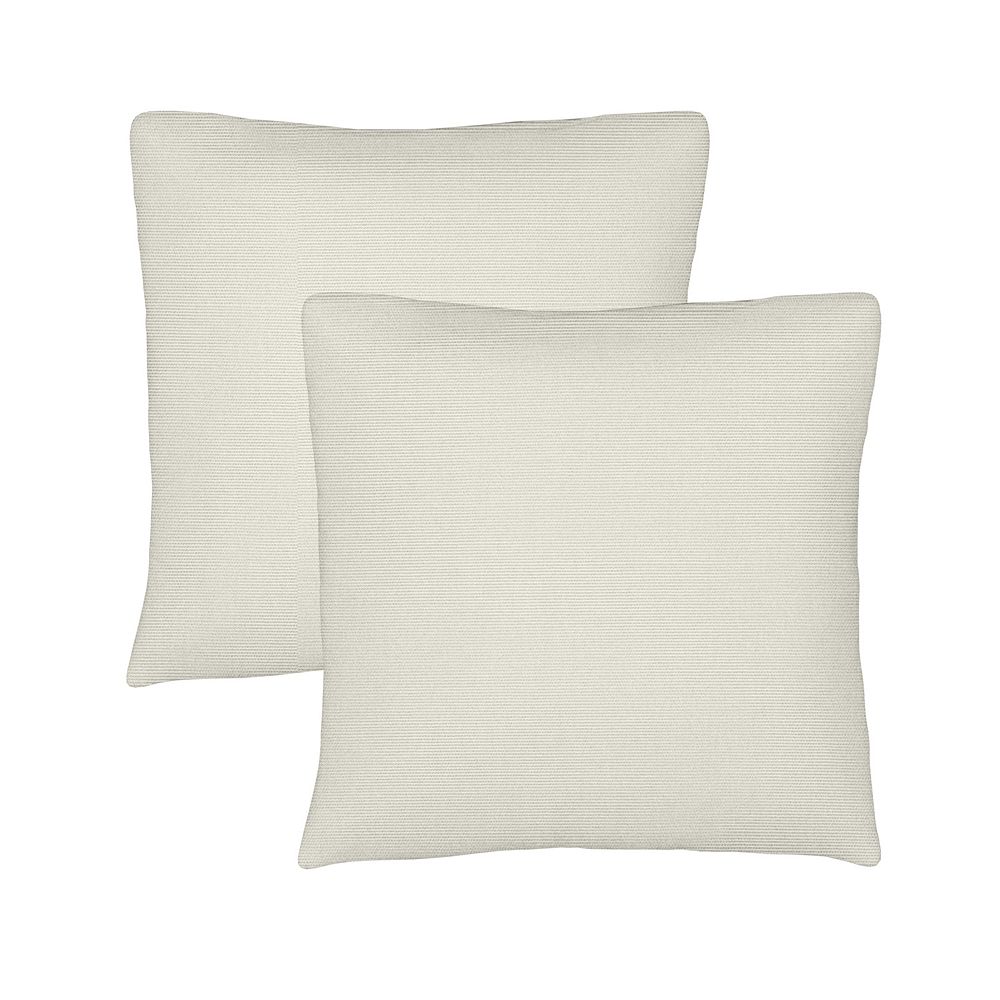 Covers&All Sunbrella Outdoor Throw Pillows, Pack of 2, Water & UV Fade ...