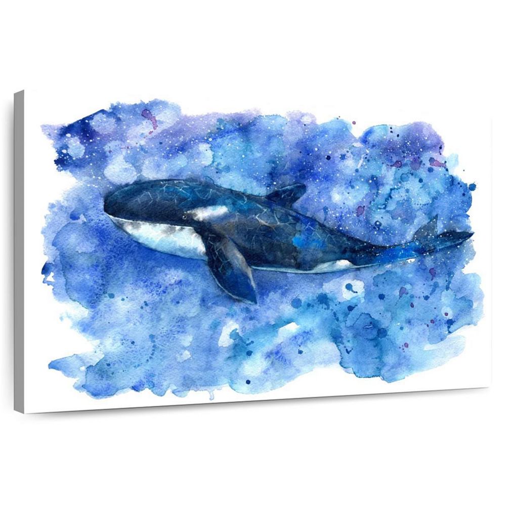Blue Killer Whale Wall Art
