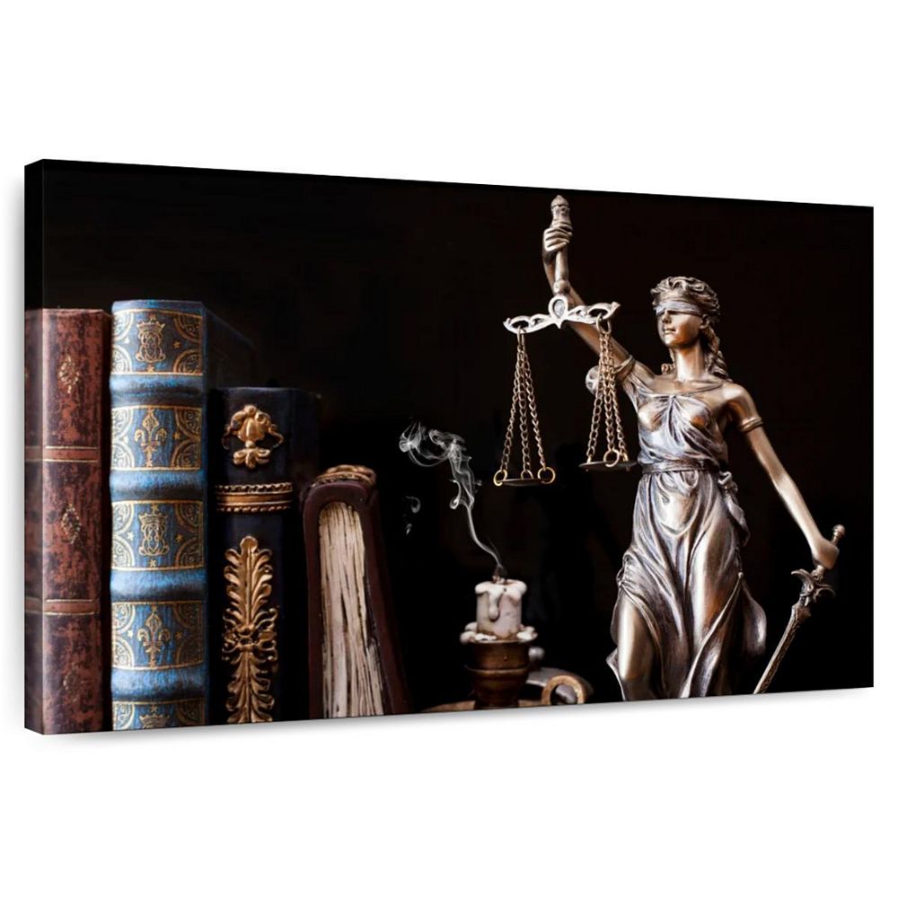 Symbolic Lady Justice Wall Art
