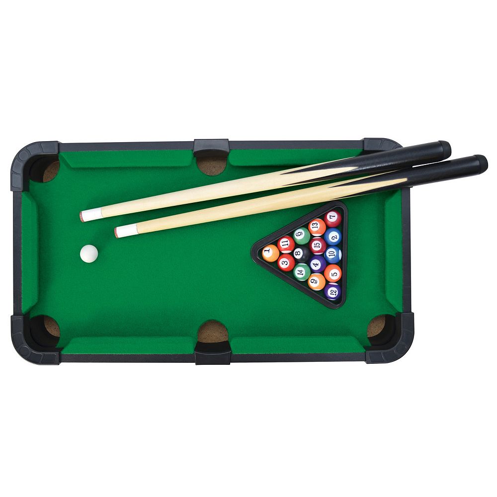Merchant Ambassador Tabletop Pool 20-Inch Compact Traditional Billiards ...