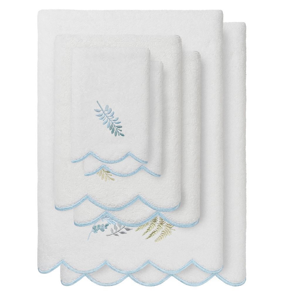 Linum Home Textiles 6-pc. Scallop Embellished Towel Set