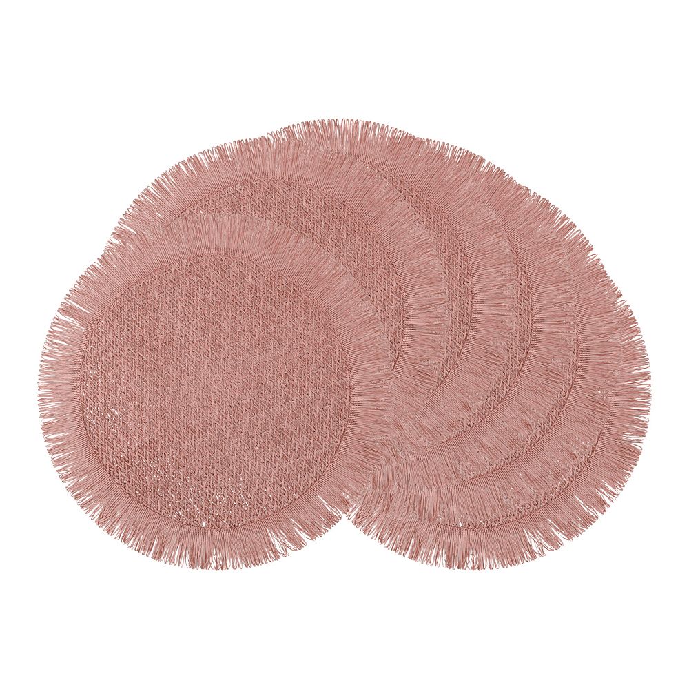 Rustic Placemats Set of 6 Woven Placemats for Dining Table Decor Round ...