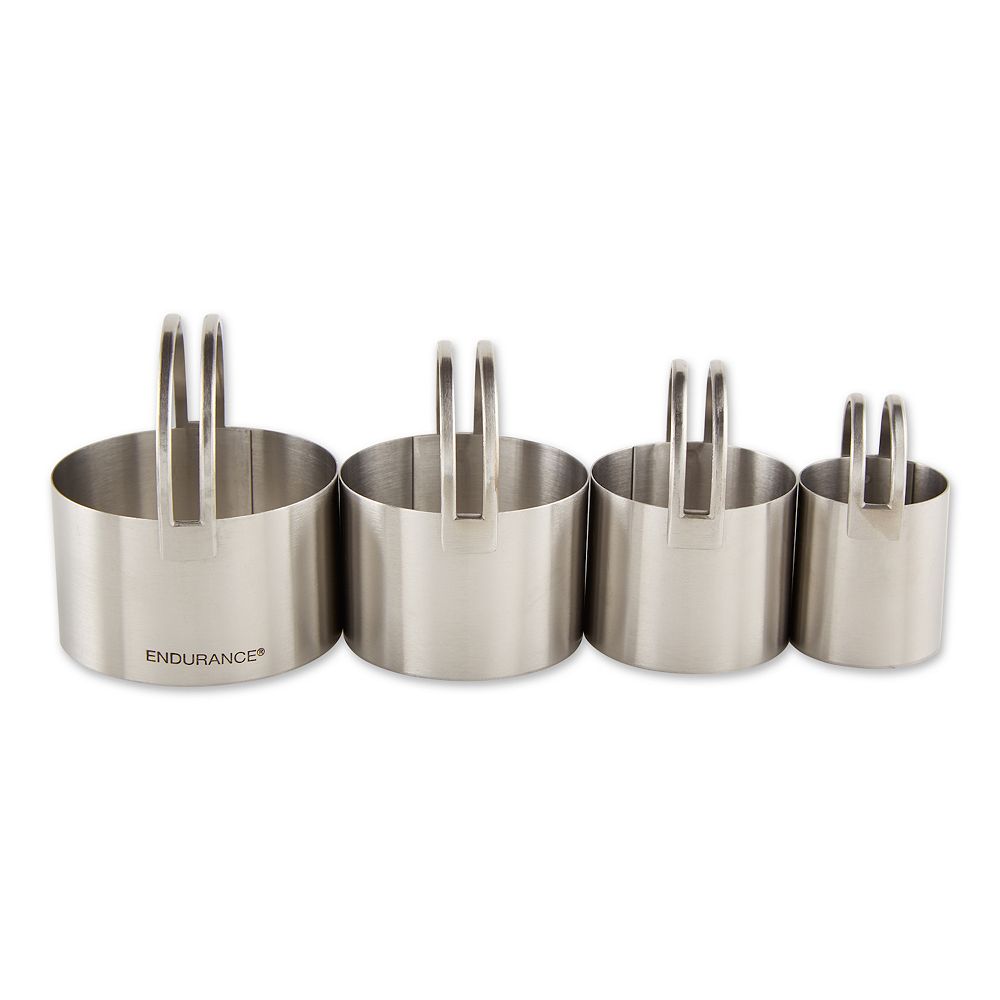 RSVP International Endurance® Stainless Steel Biscuit Cutter Set - 4 Piece