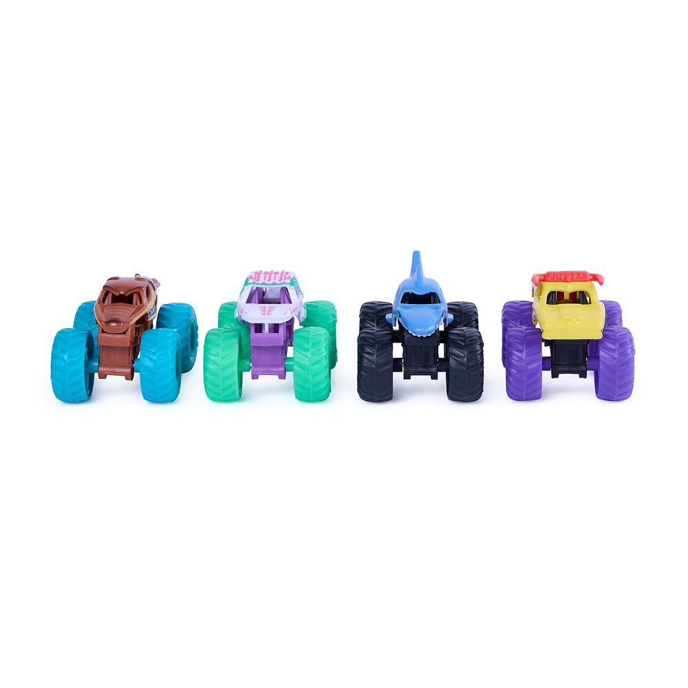 Monster Jam 4-Pack El Toro Loco, Megalodon, ThunderROARus & Monster ...