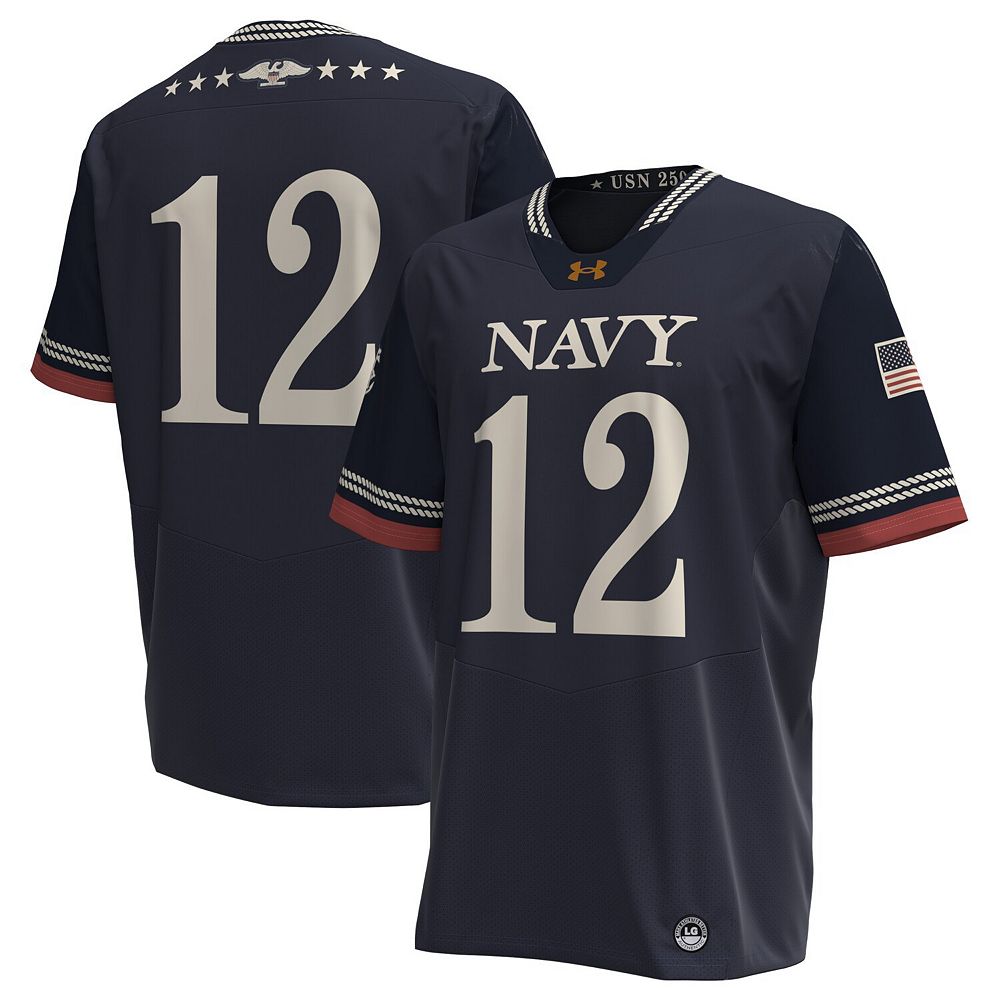 Men's Under Armour Navy Navy Midshipmen 250th Anniversary Uniform ...