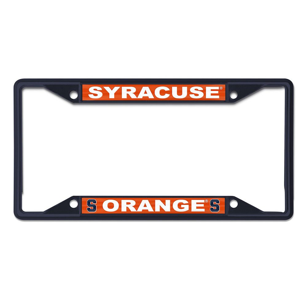 WinCraft Syracuse Orange Metal License Plate Frame