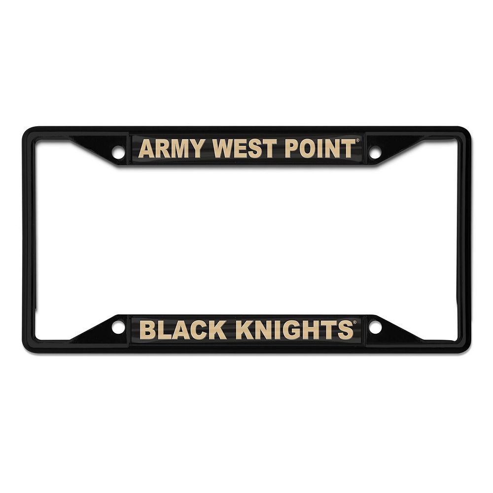 WinCraft Army Black Knights Metal License Plate Frame