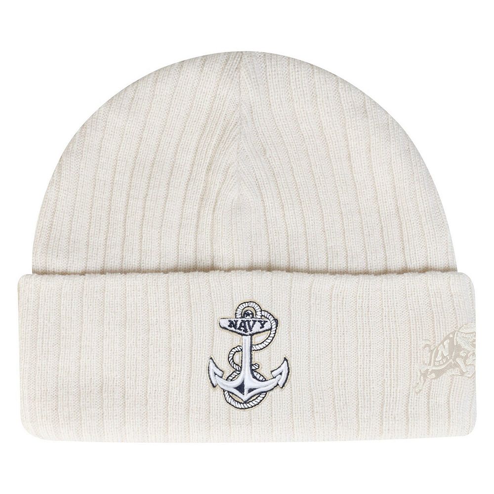 Men's Under Armour Stone Navy Midshipmen Sideline Halftime Shallow ...