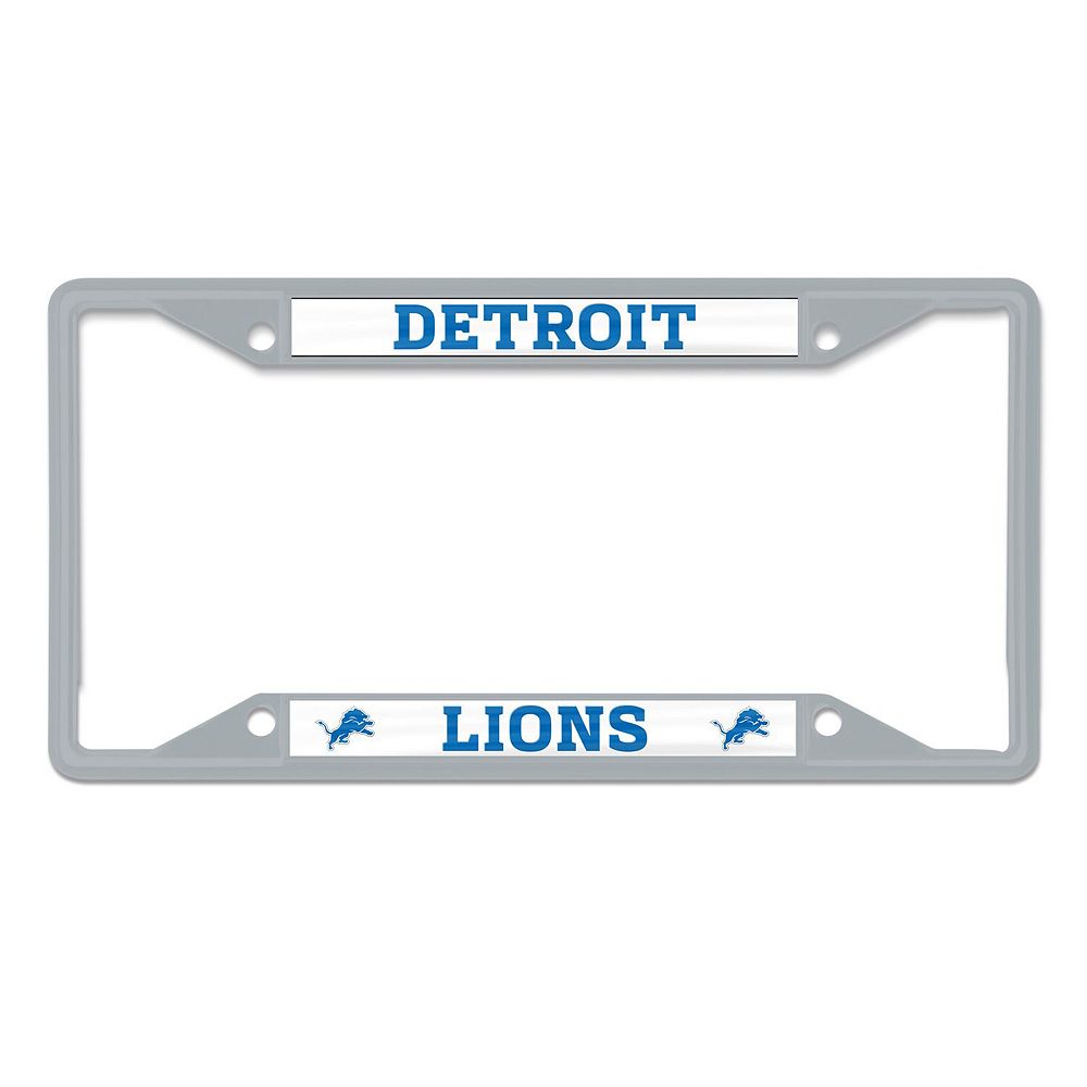 WinCraft Detroit Lions Metal License Plate Frame