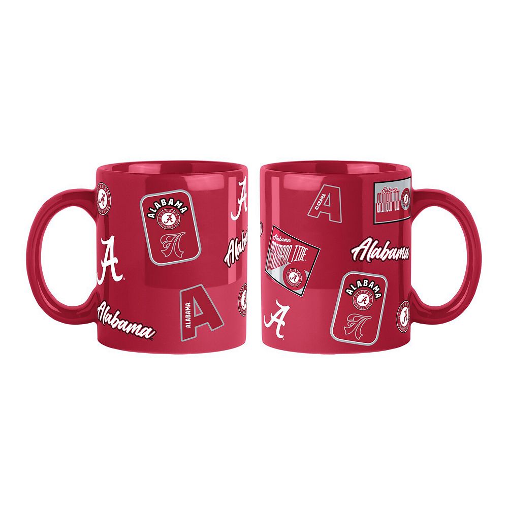 Alabama Crimson Tide 2-Pack 15oz. Color Mug Set