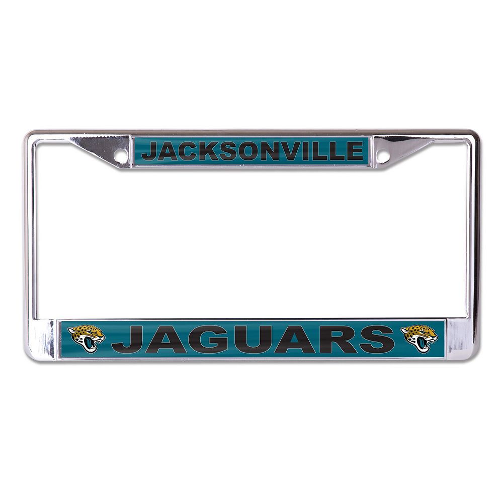 WinCraft Jacksonville Jaguars Team Logo S/L Metal License Plate Frame