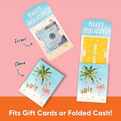 Big Dot of Happiness Beach Christmas Gift Card Holders with Envelopes ...
