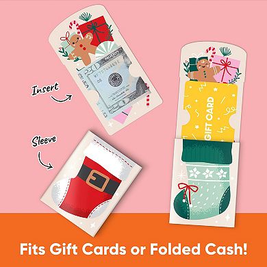 Big Dot of Happiness Christmas Stockings Gift Card Holders, Winter ...