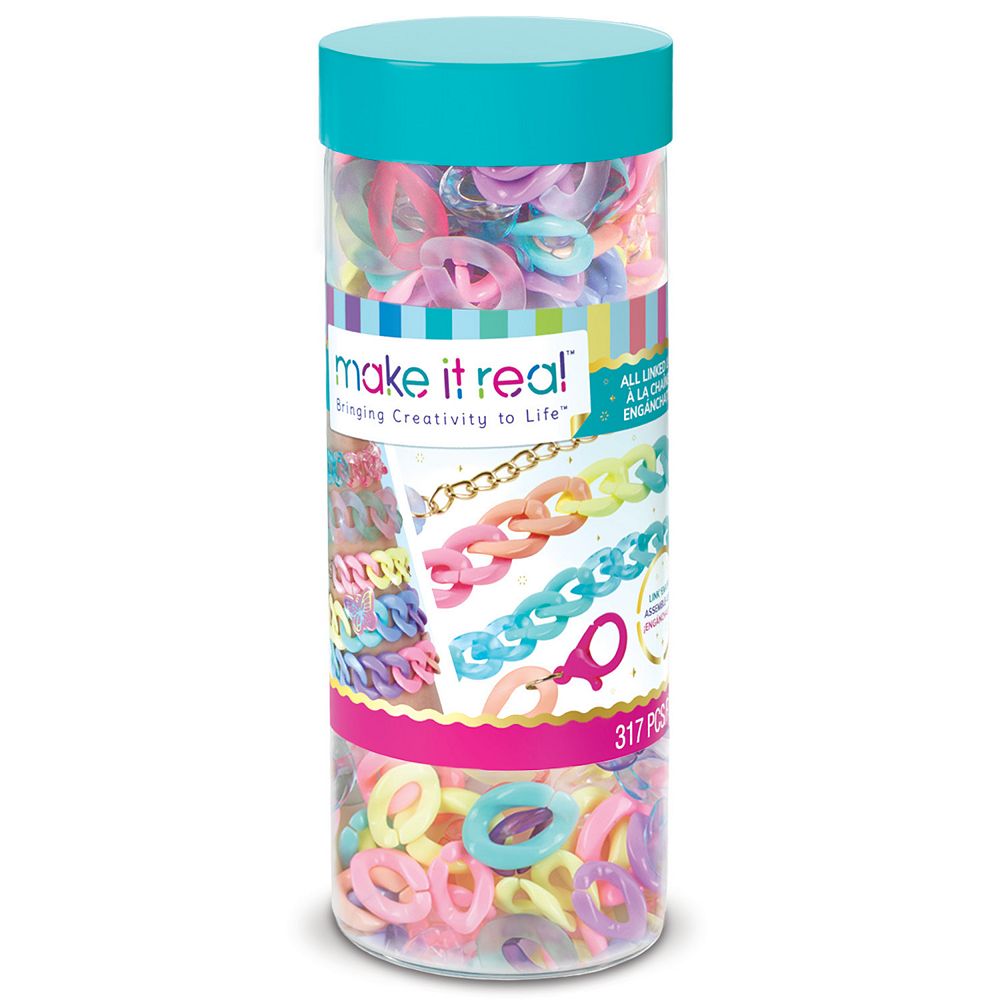 Make It Real All Linked Up Create Link Bracelets & Necklaces Craft Kit