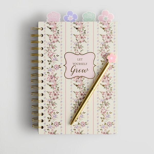 Votum Spiral Notebook, Pen & Decorative Accents