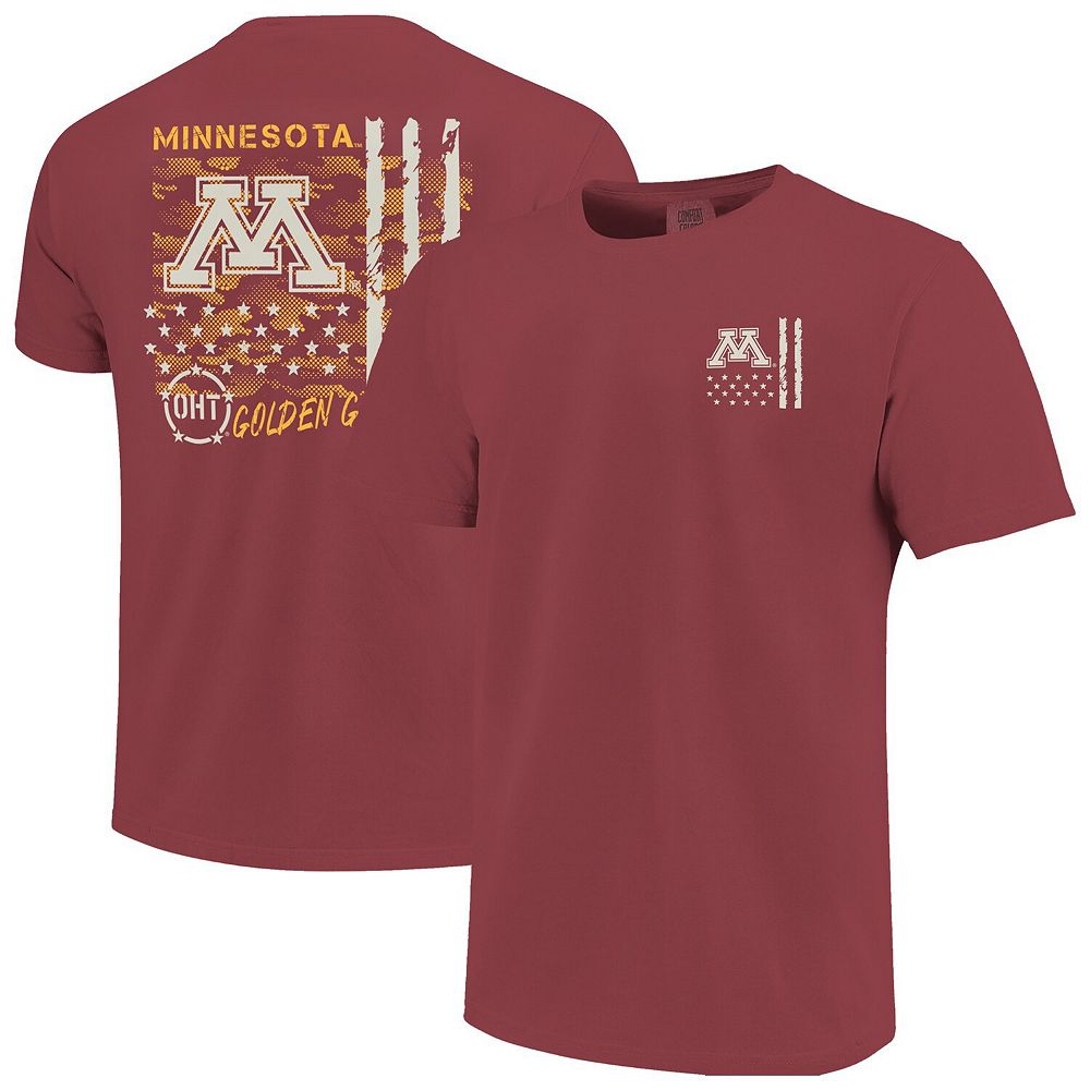 Men's Maroon Minnesota Golden Gophers Comfort Colors OHT Camo Overlay T ...