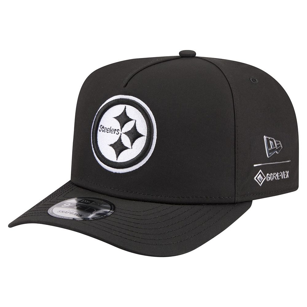Men's New Era Black Pittsburgh Steelers Gore-Tex A-Frame 9FIFTY ...