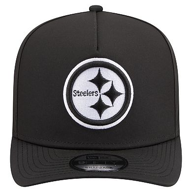Men's New Era Black Pittsburgh Steelers Gore-Tex A-Frame 9FIFTY ...