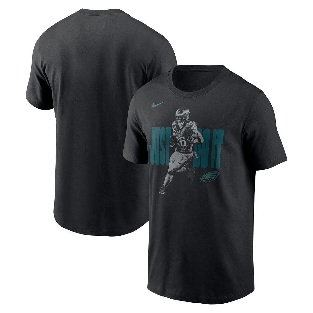 Men's Nike Saquon Barkley Black Philadelphia Eagles Just Do It T-Shirt