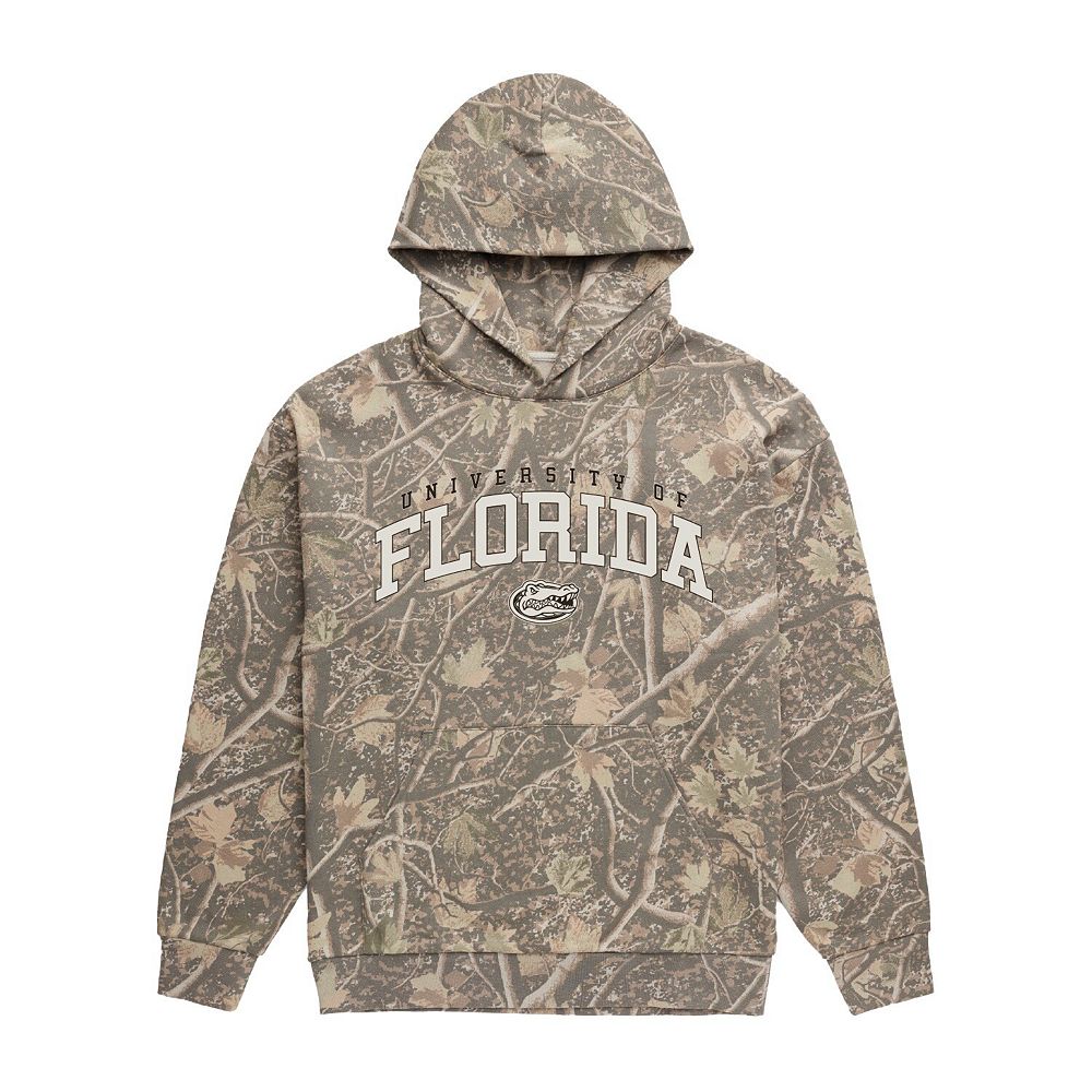 Men's Uscape Apparel Camo Florida Gators Back Bay Fleece Hoodie