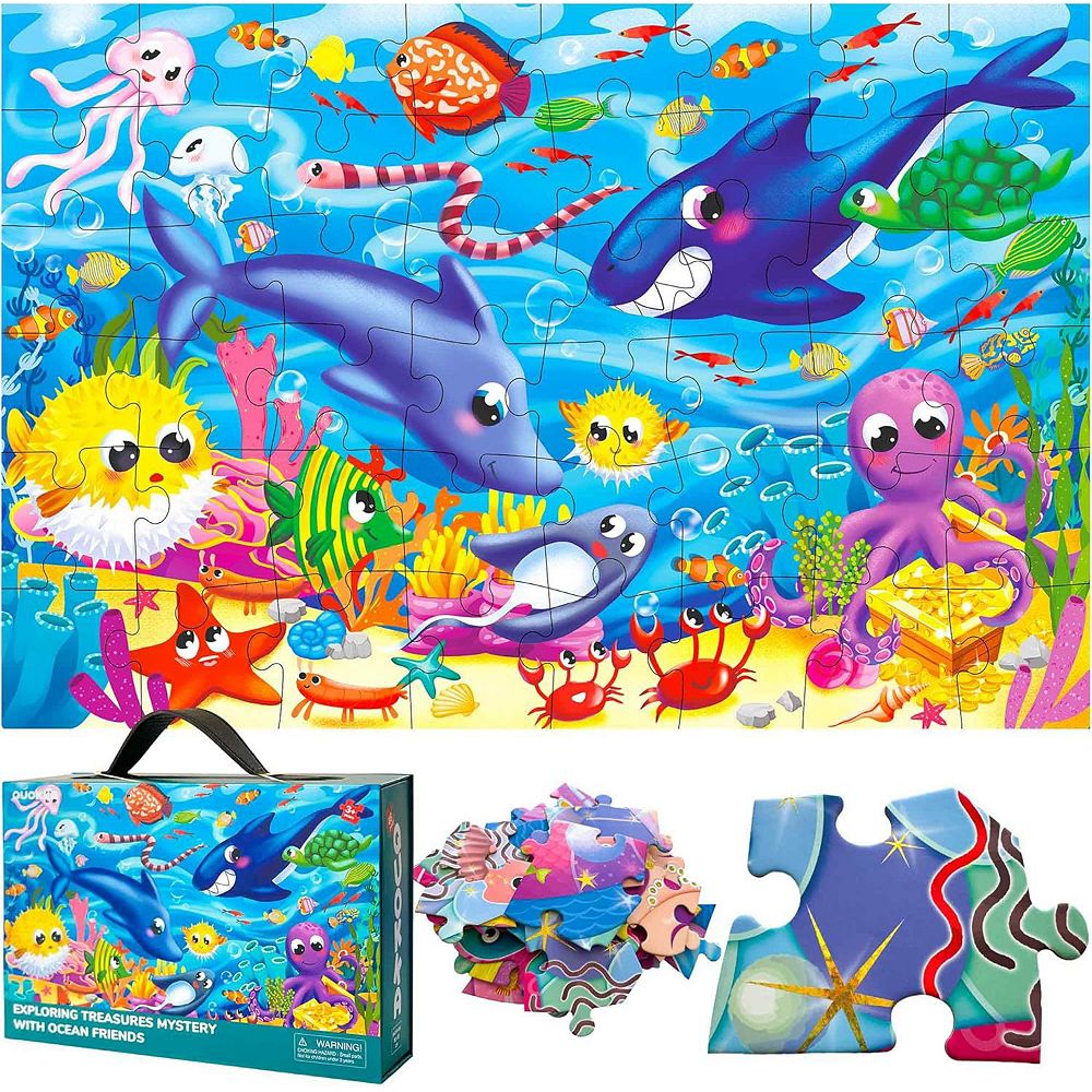 QUOKKA Giant Floor Puzzles for Kids Ages 3-6 2x3 Feet 48 Piece Puzzles ...